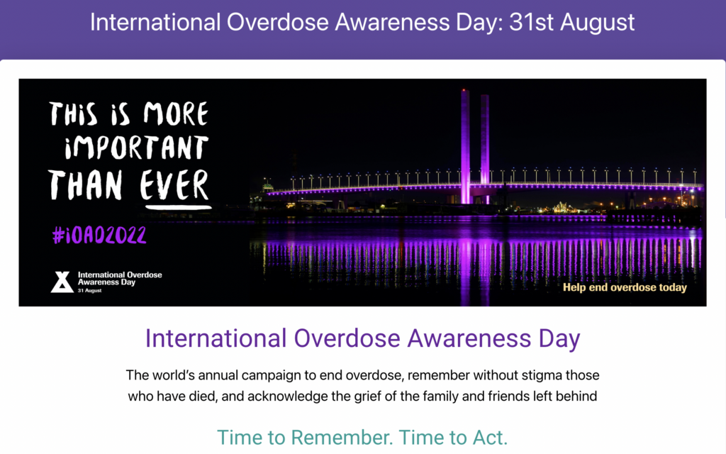 International Overdose Awareness Day (IOAD) - Simple and Practical ...