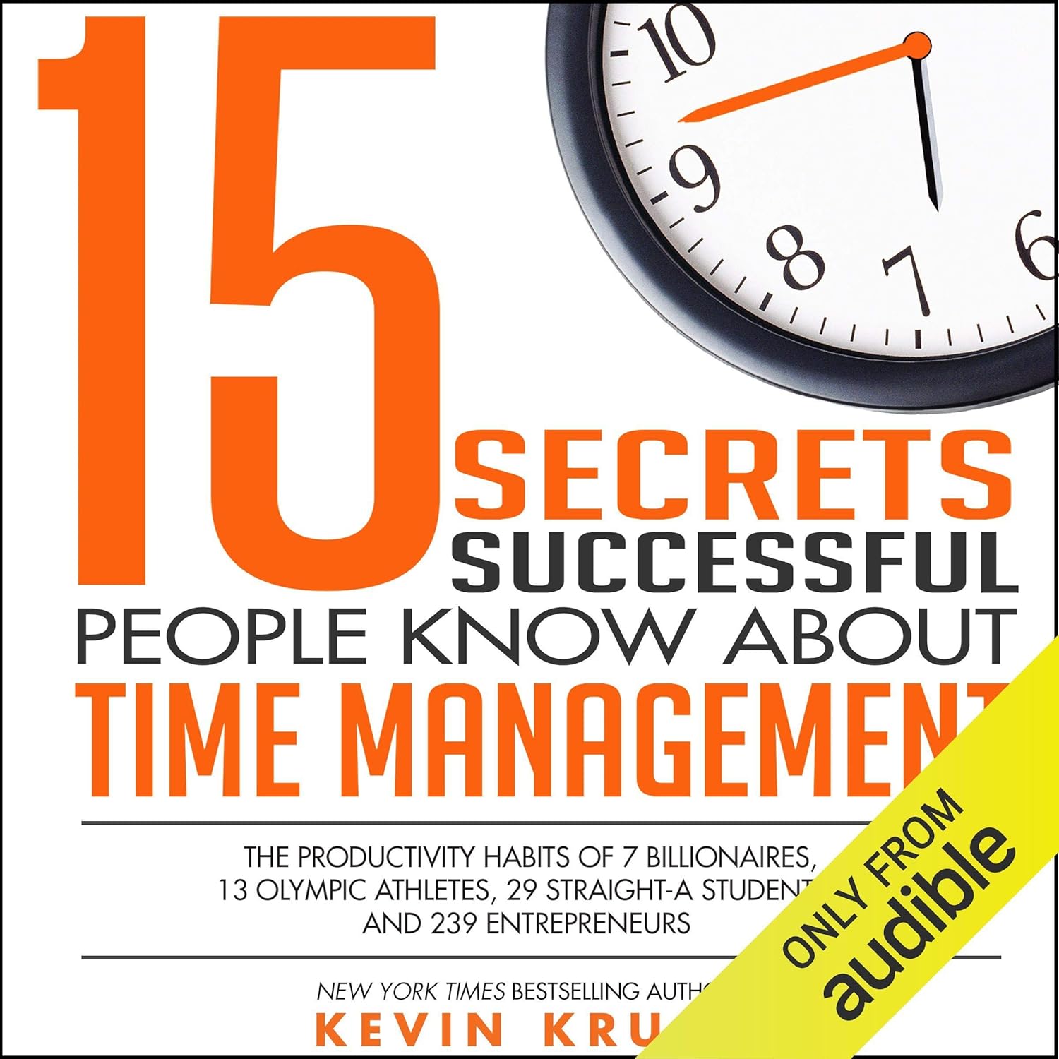 time management book 15 secrets successful people know about time ...